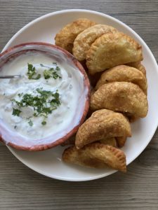 Buns & Dumplings – Curry Puffs with Lemon Yogurt – Reggie Soang